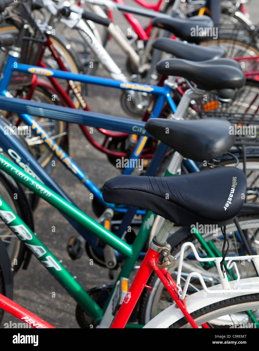 Colorful saddles hi-res stock photography and images - Alamy