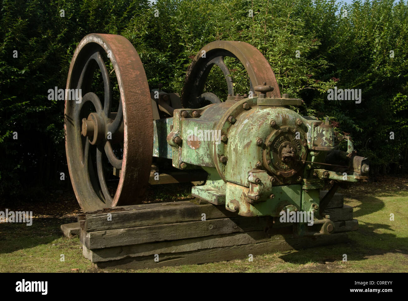DURHAM; BEAMISH MUSEUM; TRAIN MACHINERY Stock Photo - Alamy