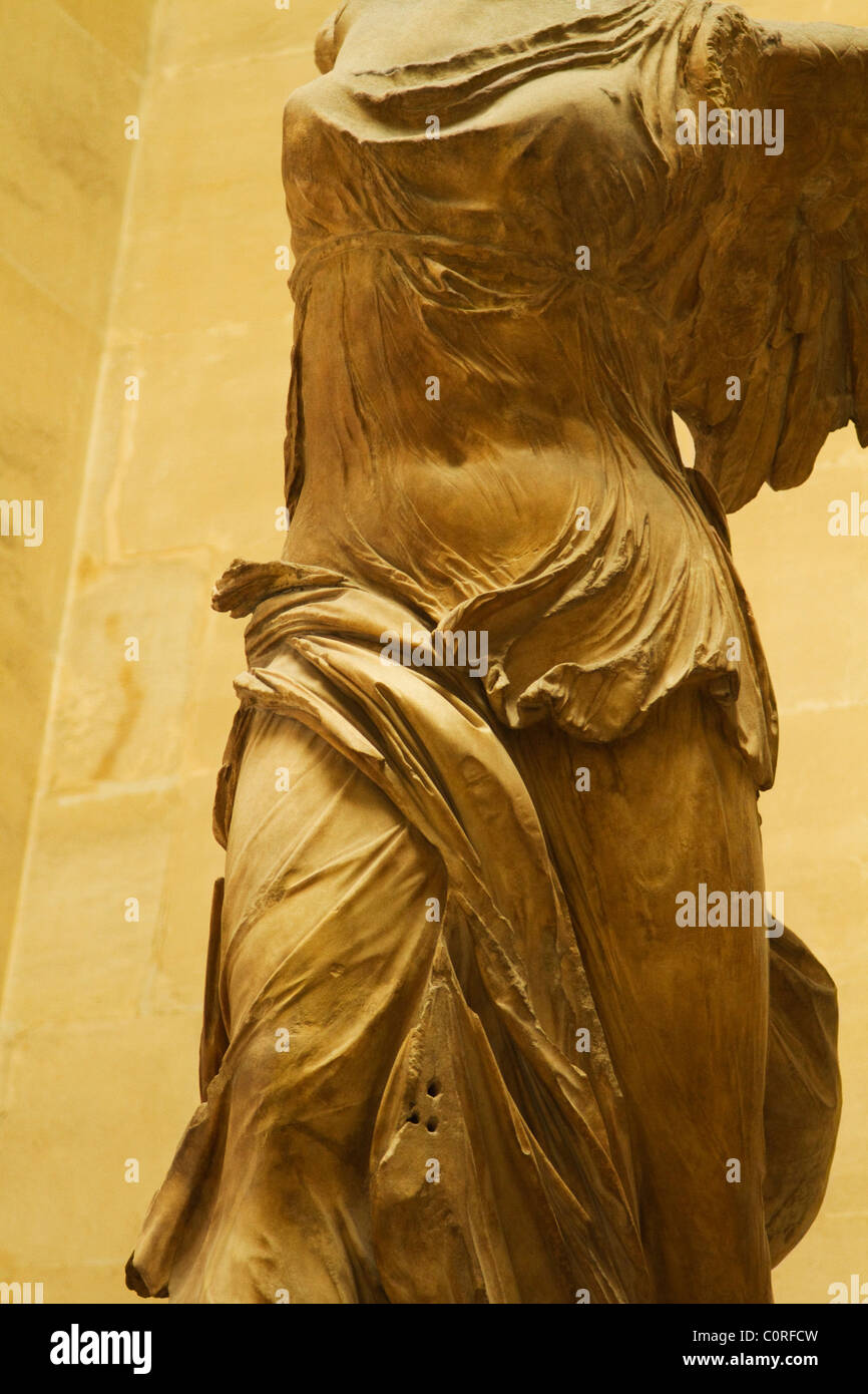 Statue in a museum, Musee Du Louvre, Paris, France Stock Photo - Alamy