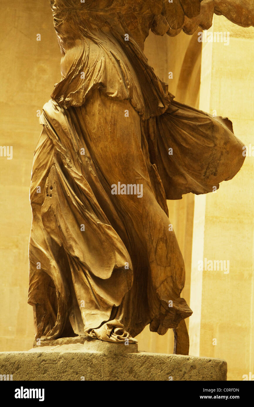 Statue in a museum, Musee Du Louvre, Paris, France Stock Photo - Alamy