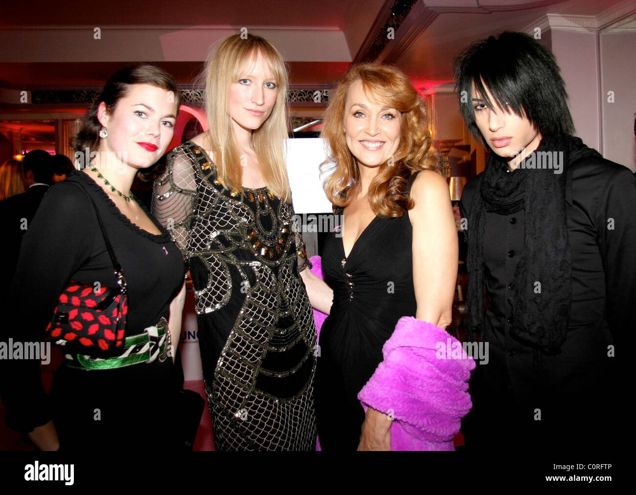 Camilla Rutherford, Jade Parfitt, Jerry Hall and Nat Weller Samsung ...