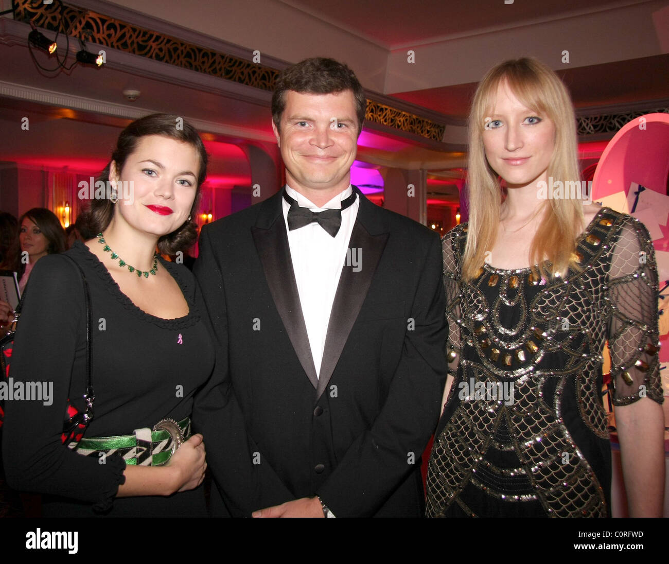 Camilla Rutherford, Jack Kidd and Jade Parfitt Samsung Pink Ribbon ...