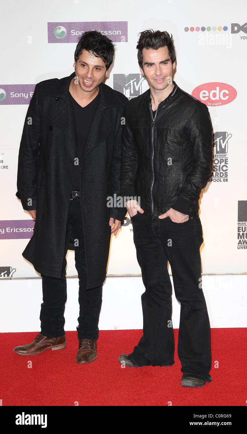 Kelly Jones of the Stereophonics, right, MTV Europe Music Awards 2008 ...