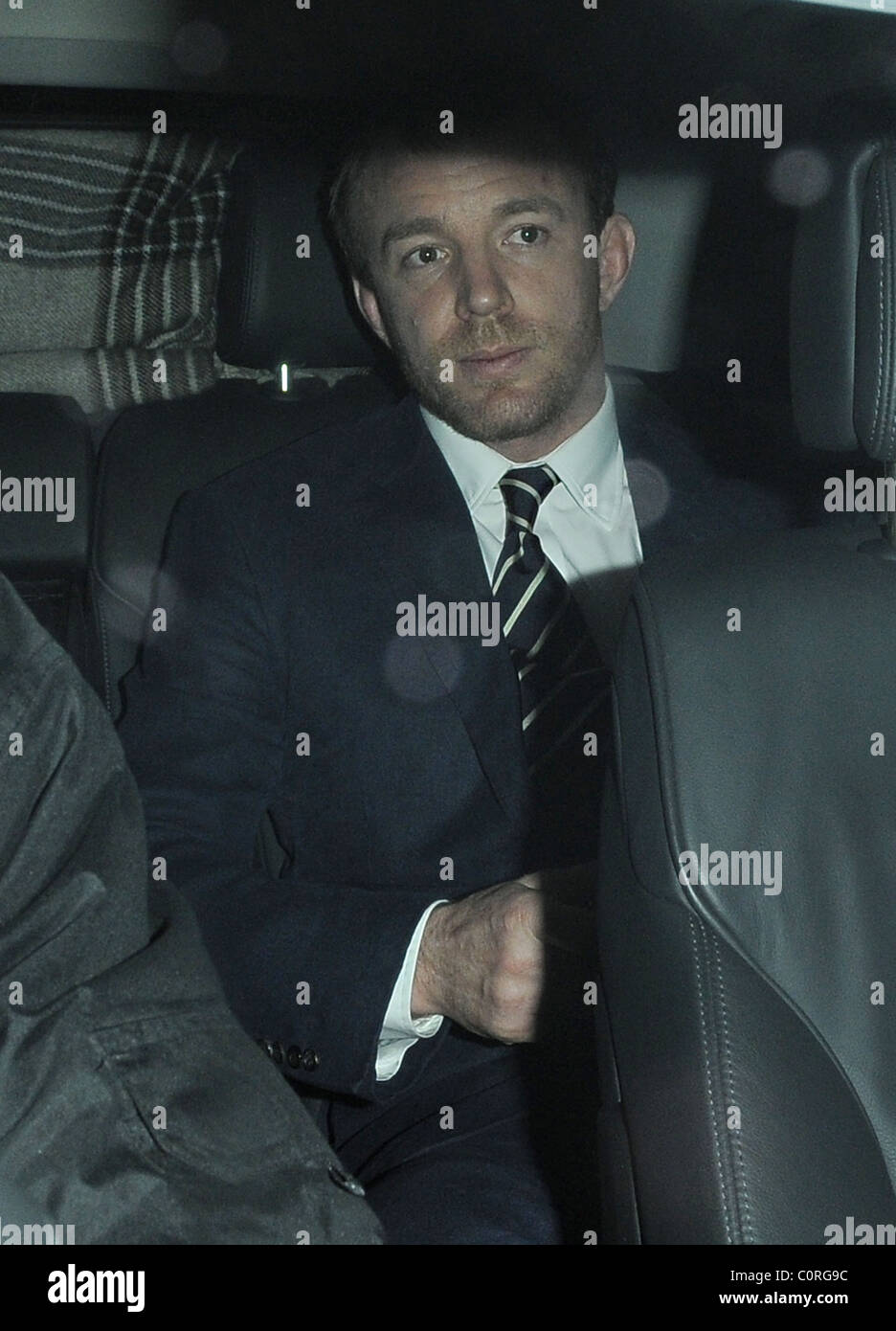 Guy Ritchie leaving the Punchbowl pub in Mayfair at 1am, appearing a ...
