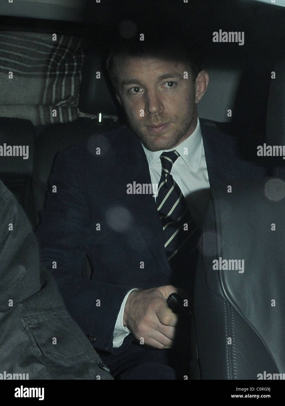 Guy Ritchie leaving the Punchbowl pub in Mayfair at 1am, appearing a ...