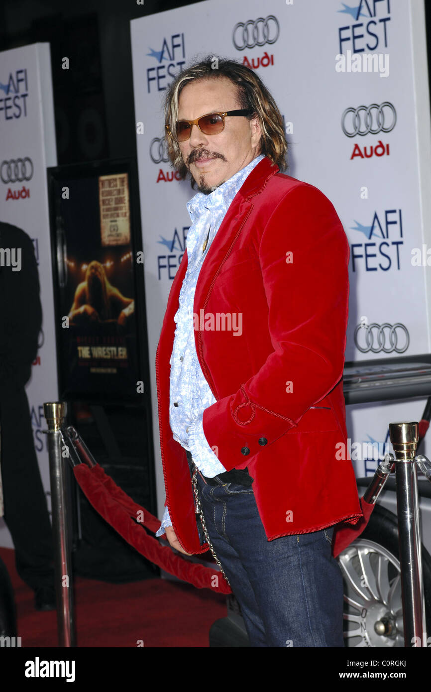 Mickey Rourke 2008 AFI Festival Premiere of The Wrestler held at ...