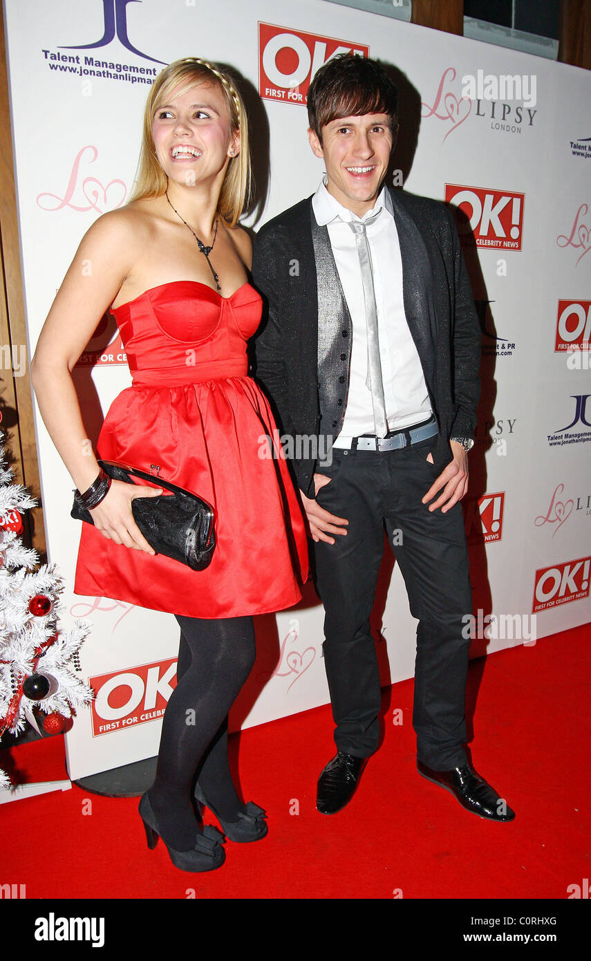 Sarah Smith and Sean Smith of Same Difference, OK Magazine Editorial Christmas Party held at The ...