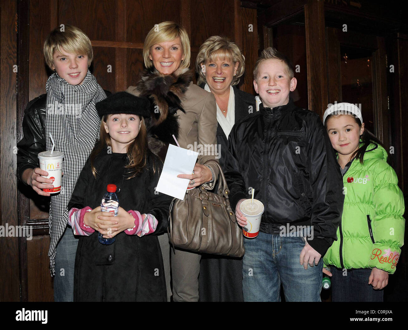 Lisa Duffy with son Jordan, daughter Mia and other family members The ...
