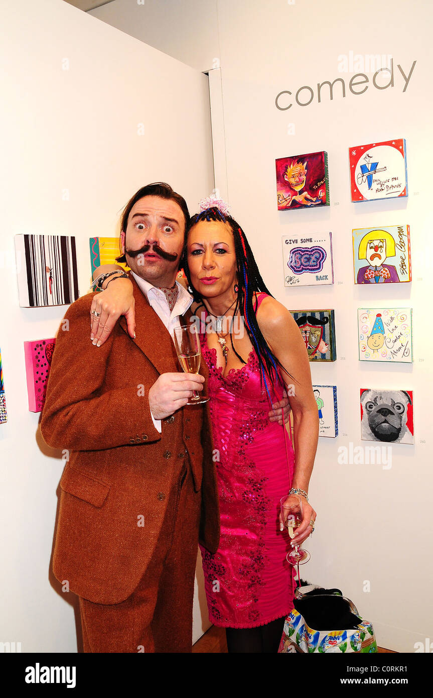 Actor Michael Attree and Linda Garland Stars on canvas 2008. An ...
