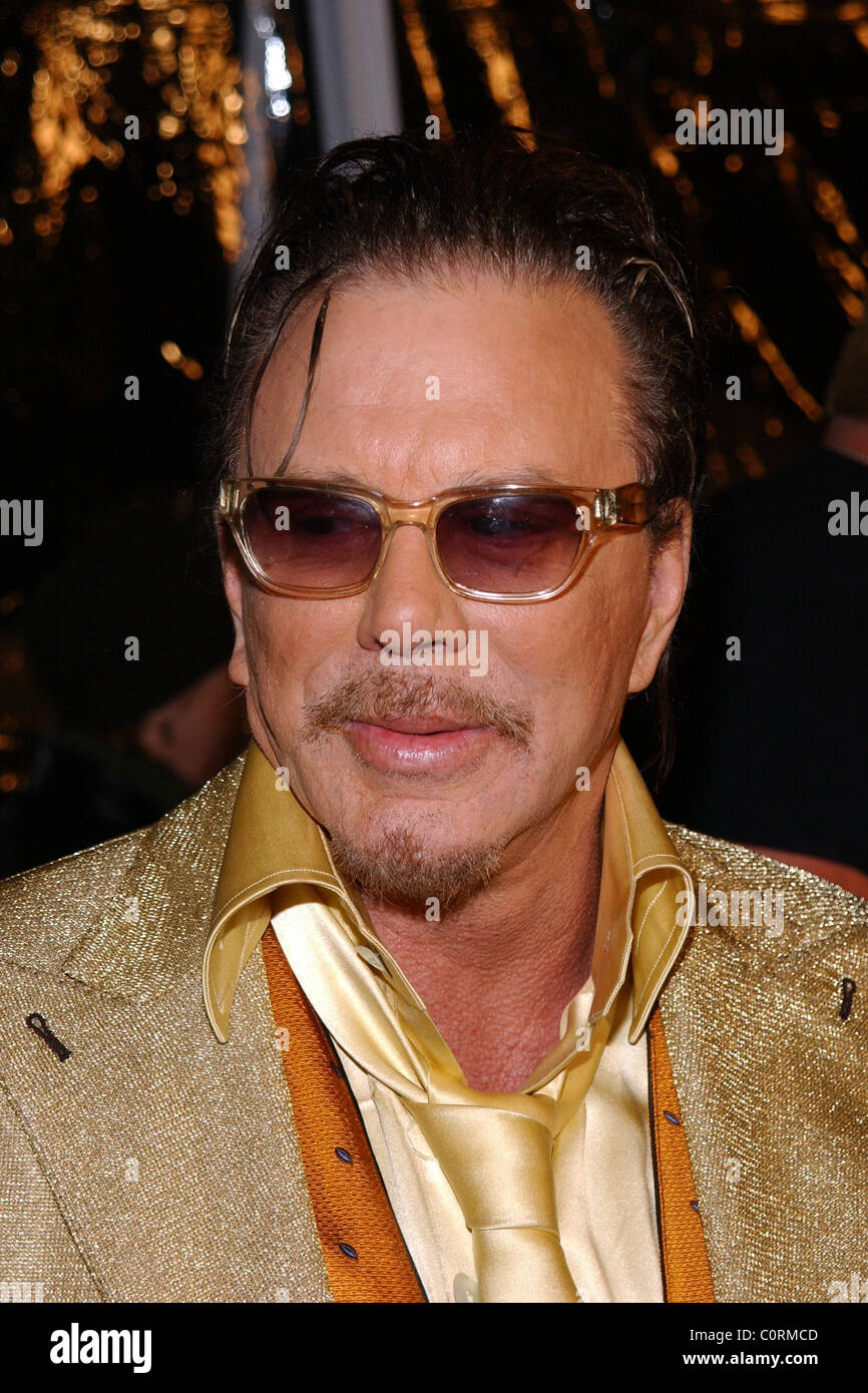 Mickey Rourke The L.A. Premiere of 'The Wrestler' held at the Academy ...