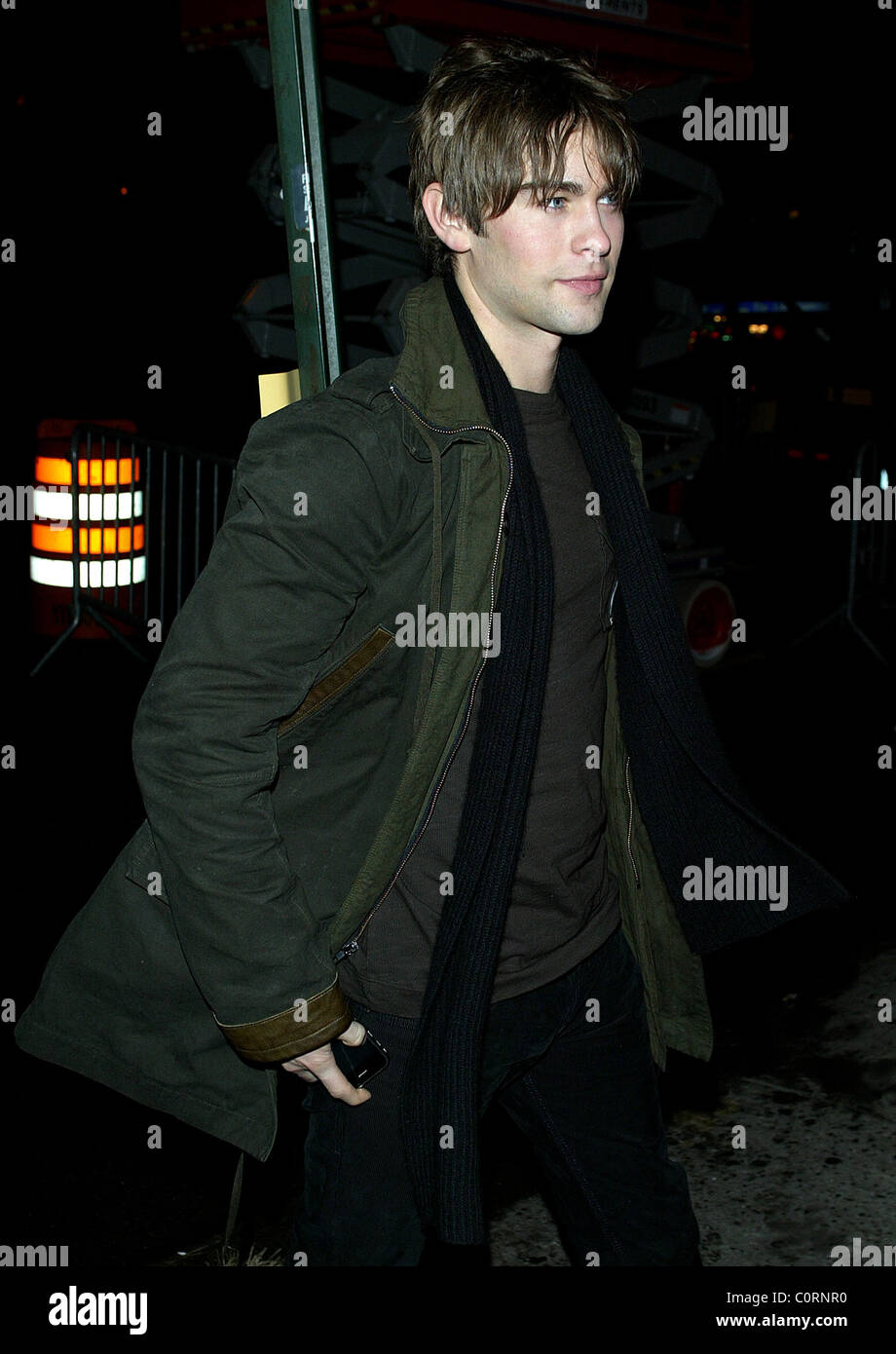 Chace Crawford Outside the Ray-Ban Remasters event - held at the Bowery ...