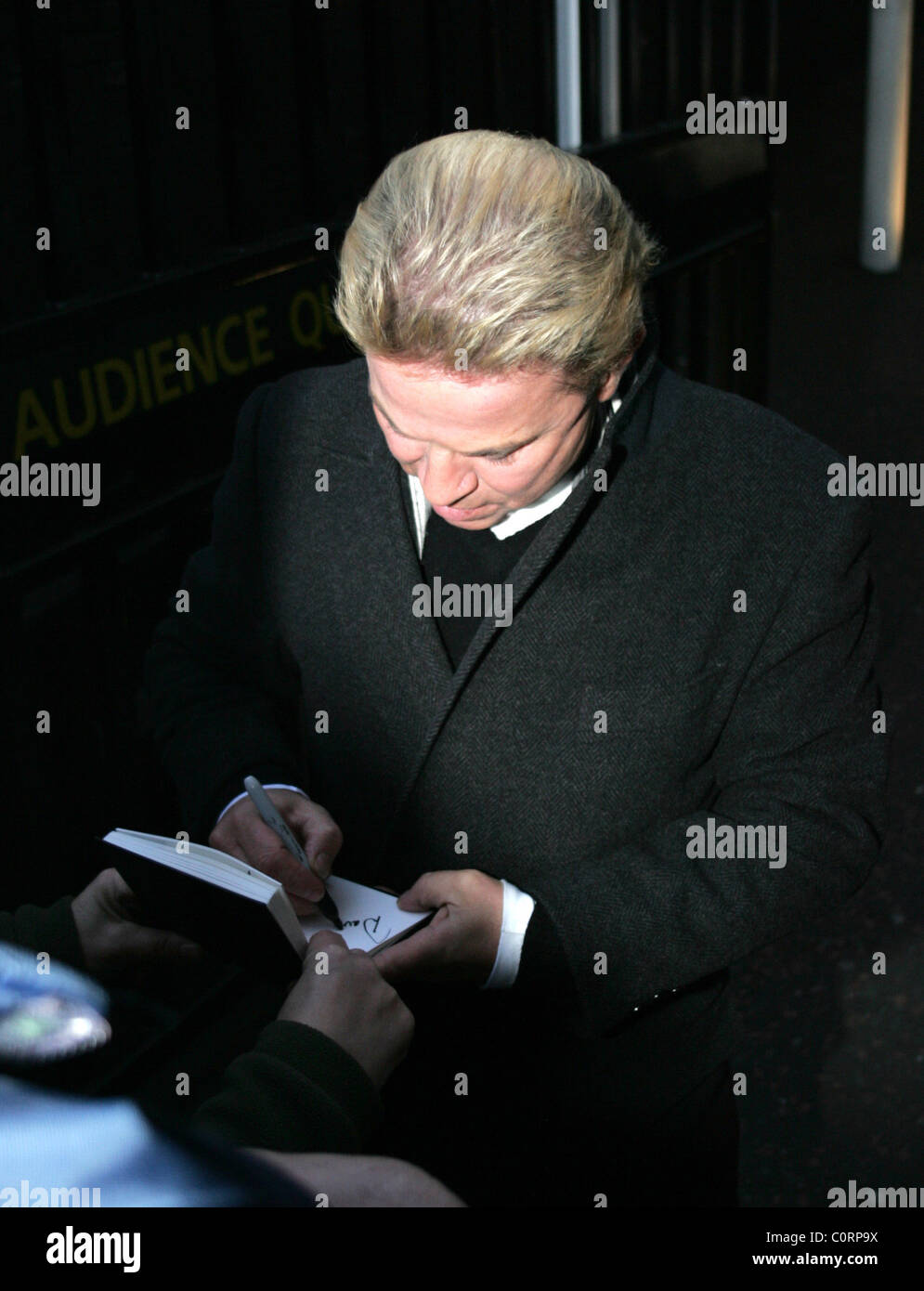 David Van Day Signs autographs as he leaves the GMTV studios this ...