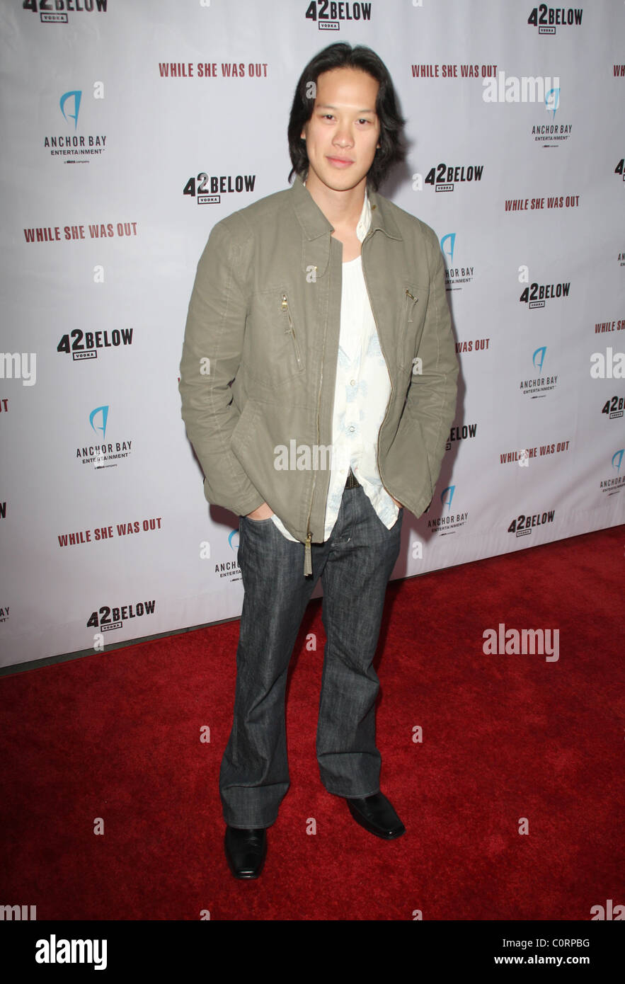 Leonard Wu World Premiere of 'While She Was Out' - Arrivals held at the ...