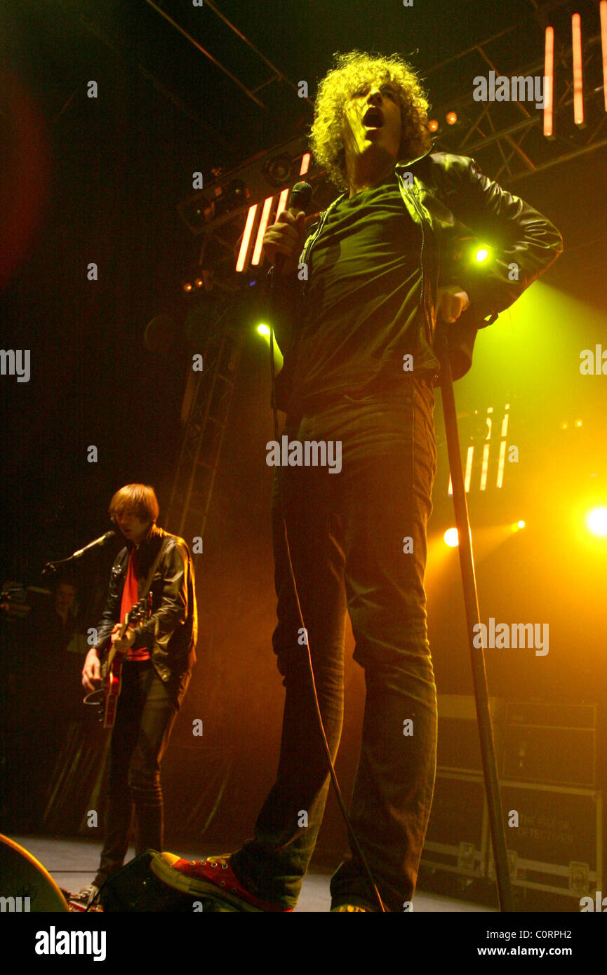 The Pigeon Detectives perform live at the Leeds academy Leeds, England ...
