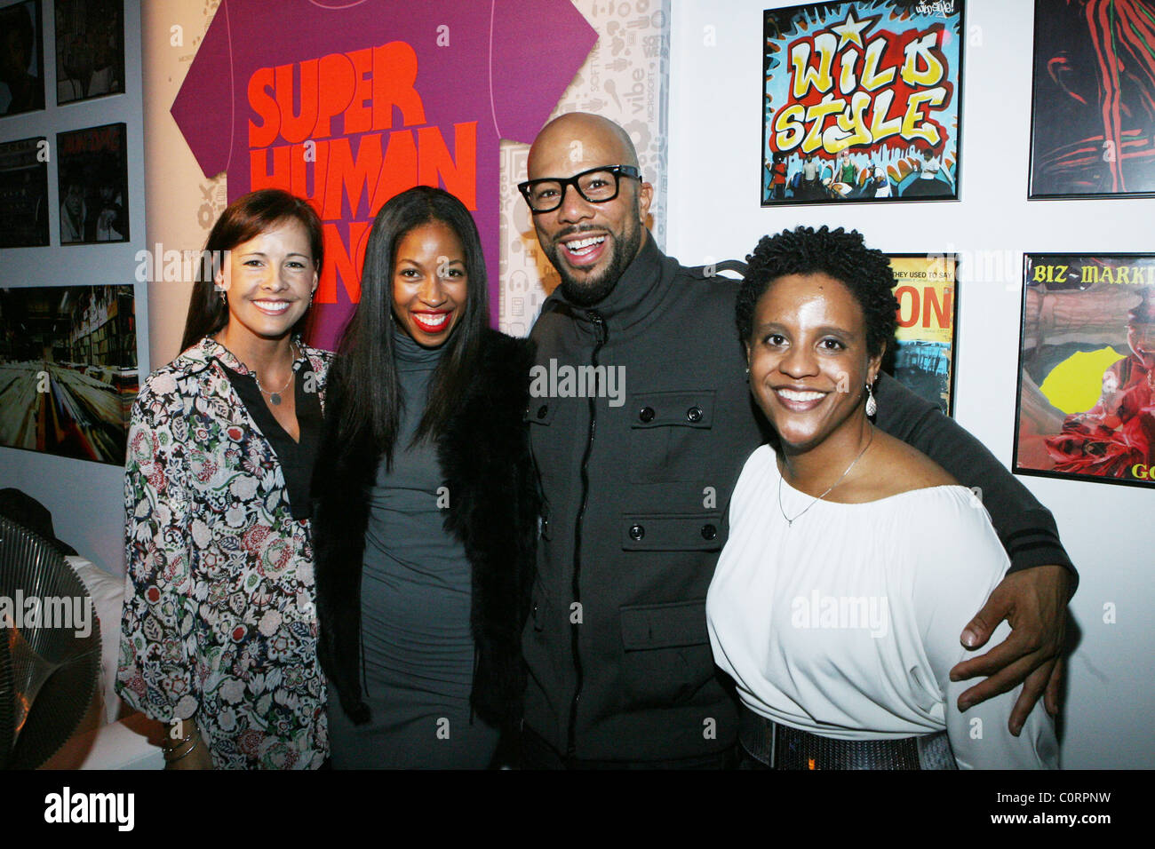 Tina Anderson, Nia Andrews, Common and Keyatta Bynum Microsoft ...