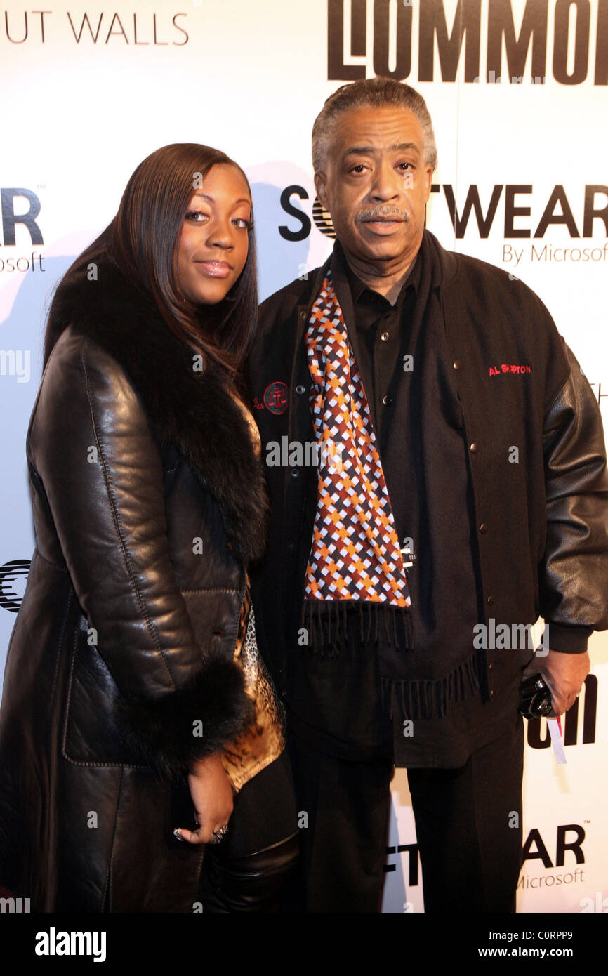 Dominique Sharpe and Rev. Al Sharpton Microsoft celebrates the launch ...