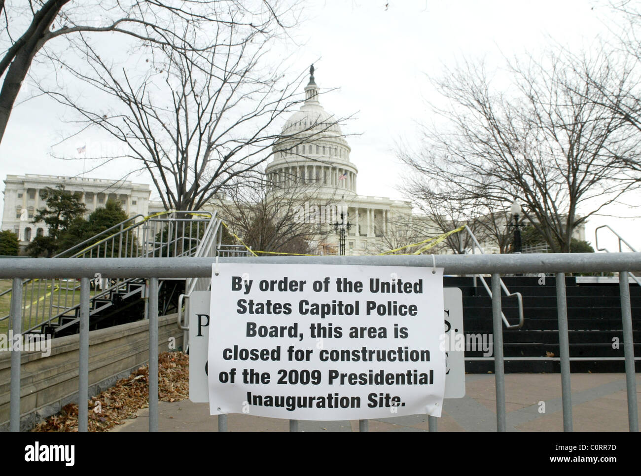Inaugural stands hi-res stock photography and images - Alamy