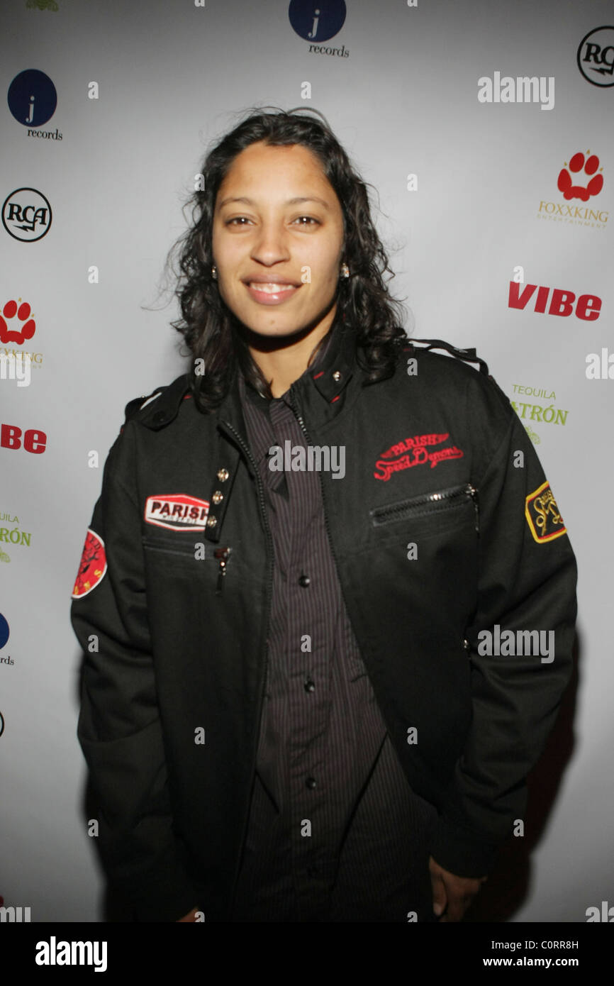 Keisha Batista at The Jamie Foxx album release party for Intuition ...