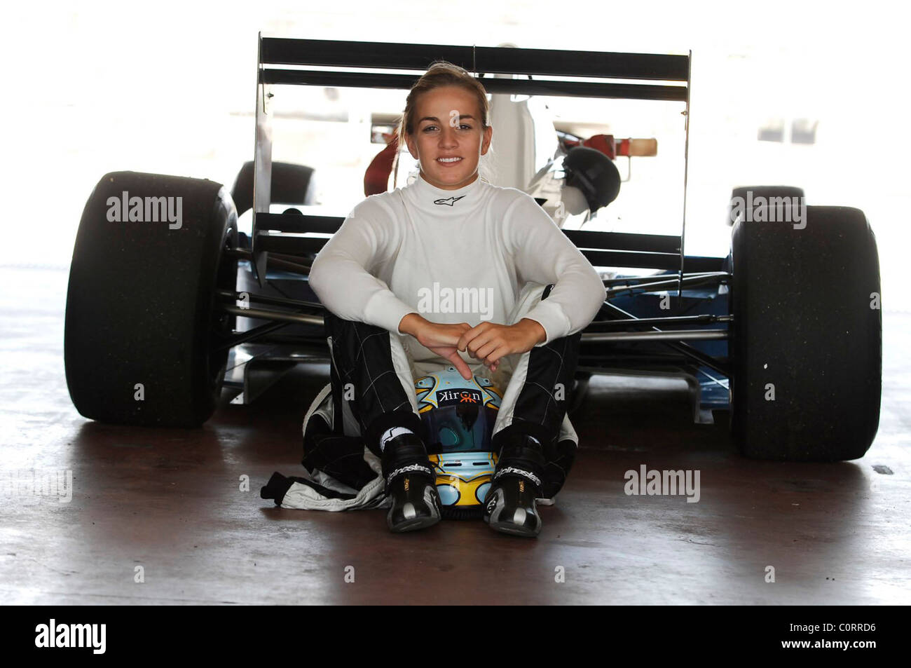 Carmen Jorda, F3 racing driver and winner of the F3 Spanish cup. Spain ...