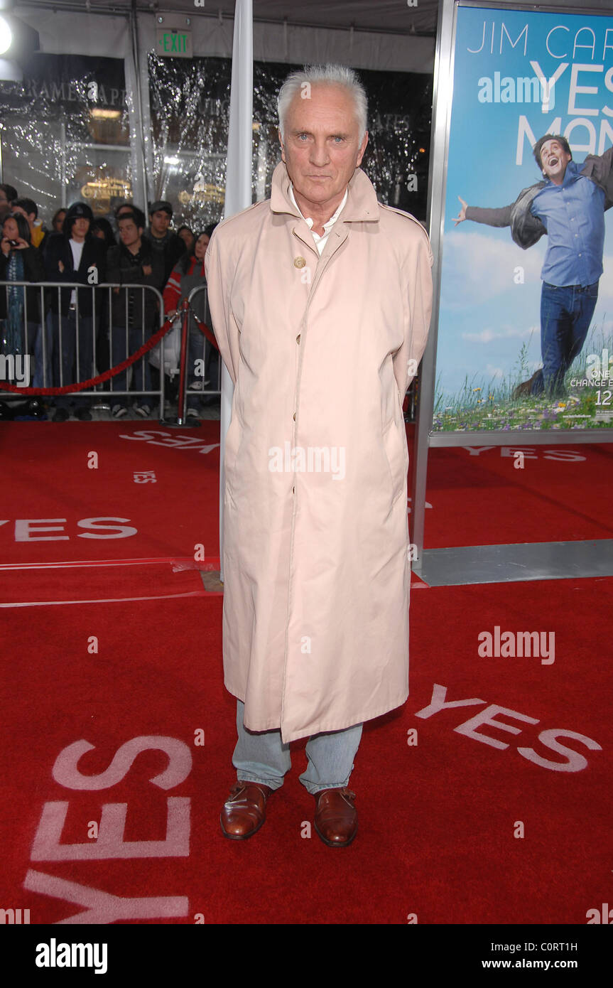 Terence Stamp Los Angeles Premiere of 'Yes Man' held at the Mann ...
