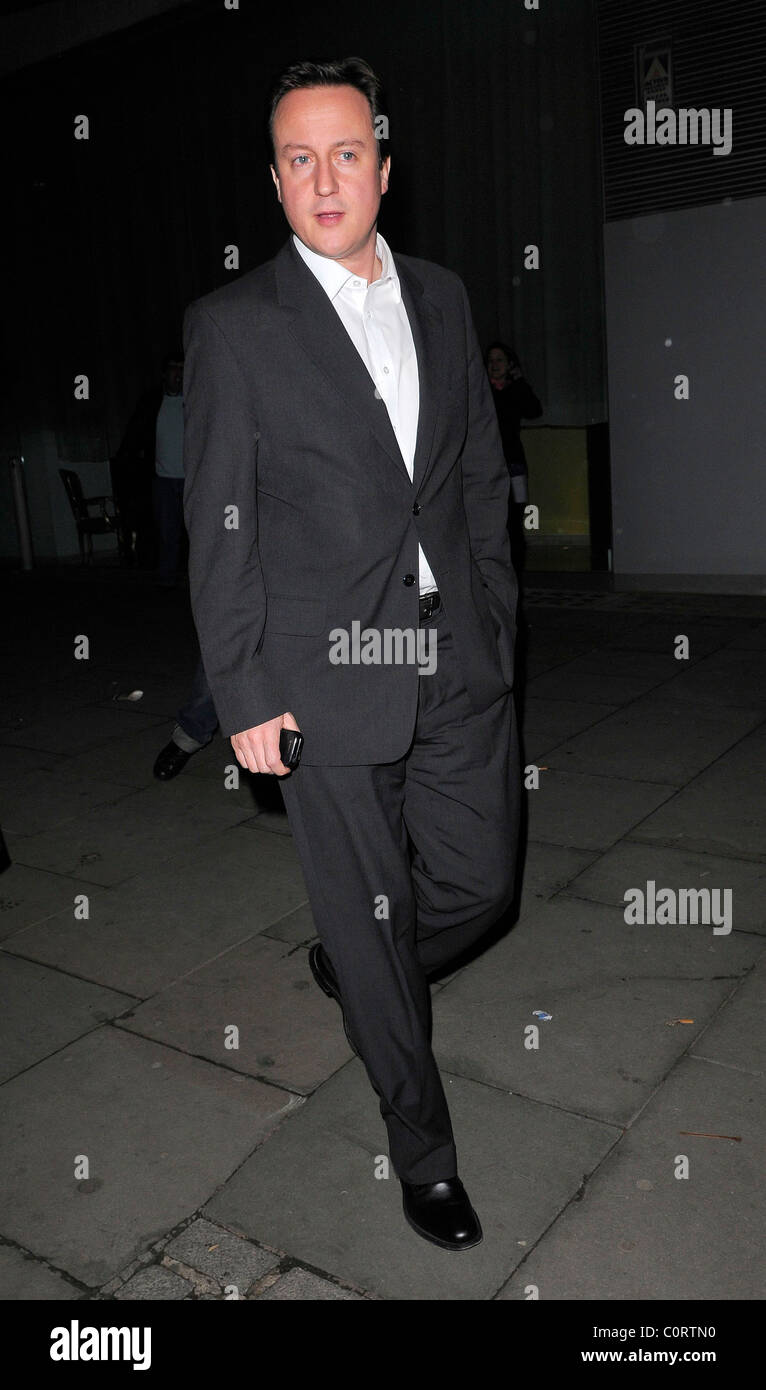 David Cameron leaving the English National Ballet 'The Sleeping Beauty ...