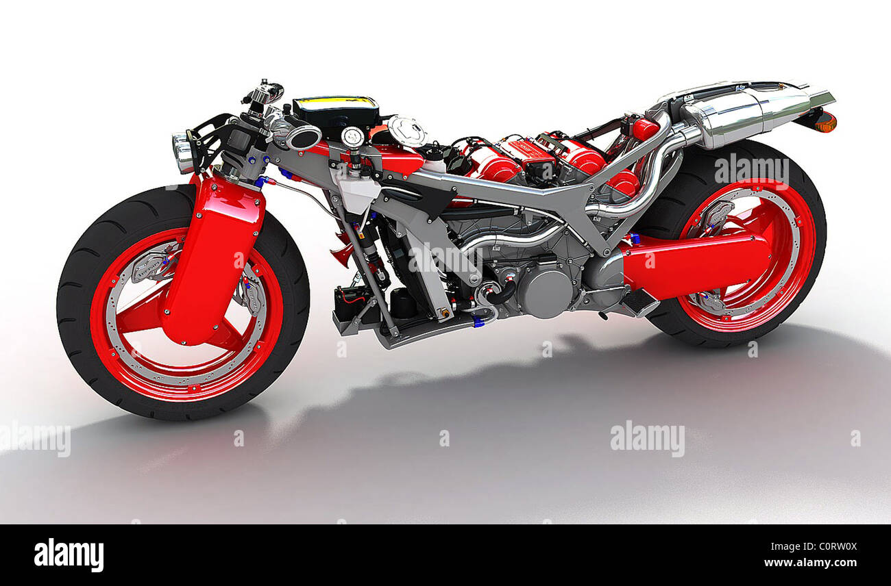 Ferrari Motorcycle Israeli industrial designer Amir Glinik has come up ...