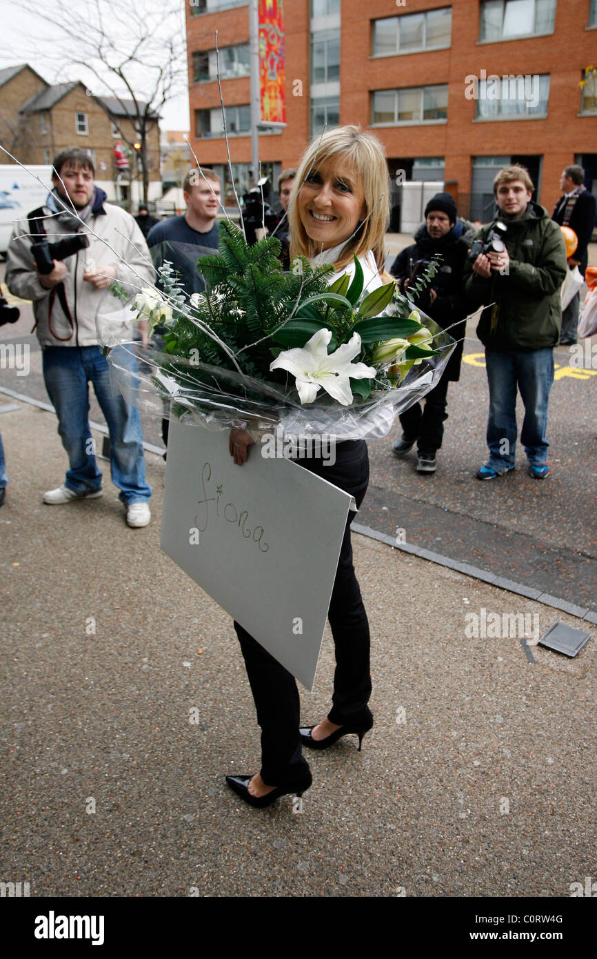 Fiona Phillips 'GMTV' presenter Fiona Phillips seen leaving the ITV ...