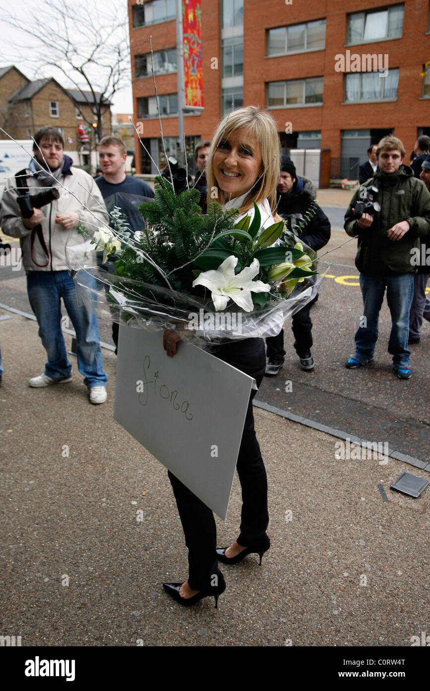 Fiona Phillips 'GMTV' presenter Fiona Phillips seen leaving the ITV ...