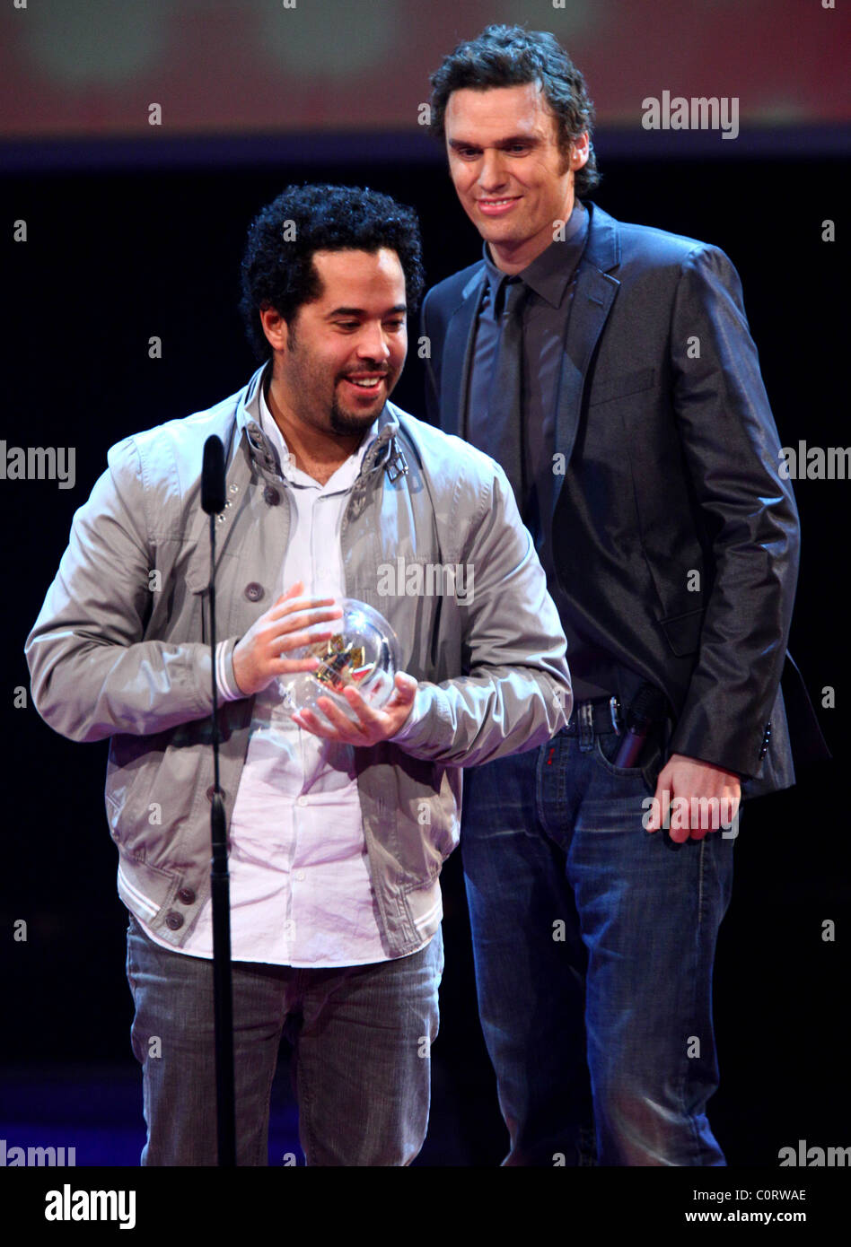 Adel Tawil, Michael Imhof Eins Live Krone Awards at Jahrhunderthalle ...
