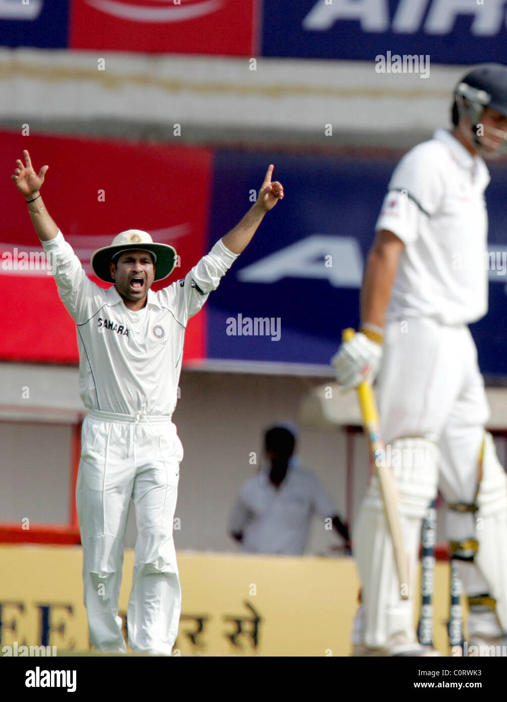 Sachin tendulkar test hi-res stock photography and images - Alamy