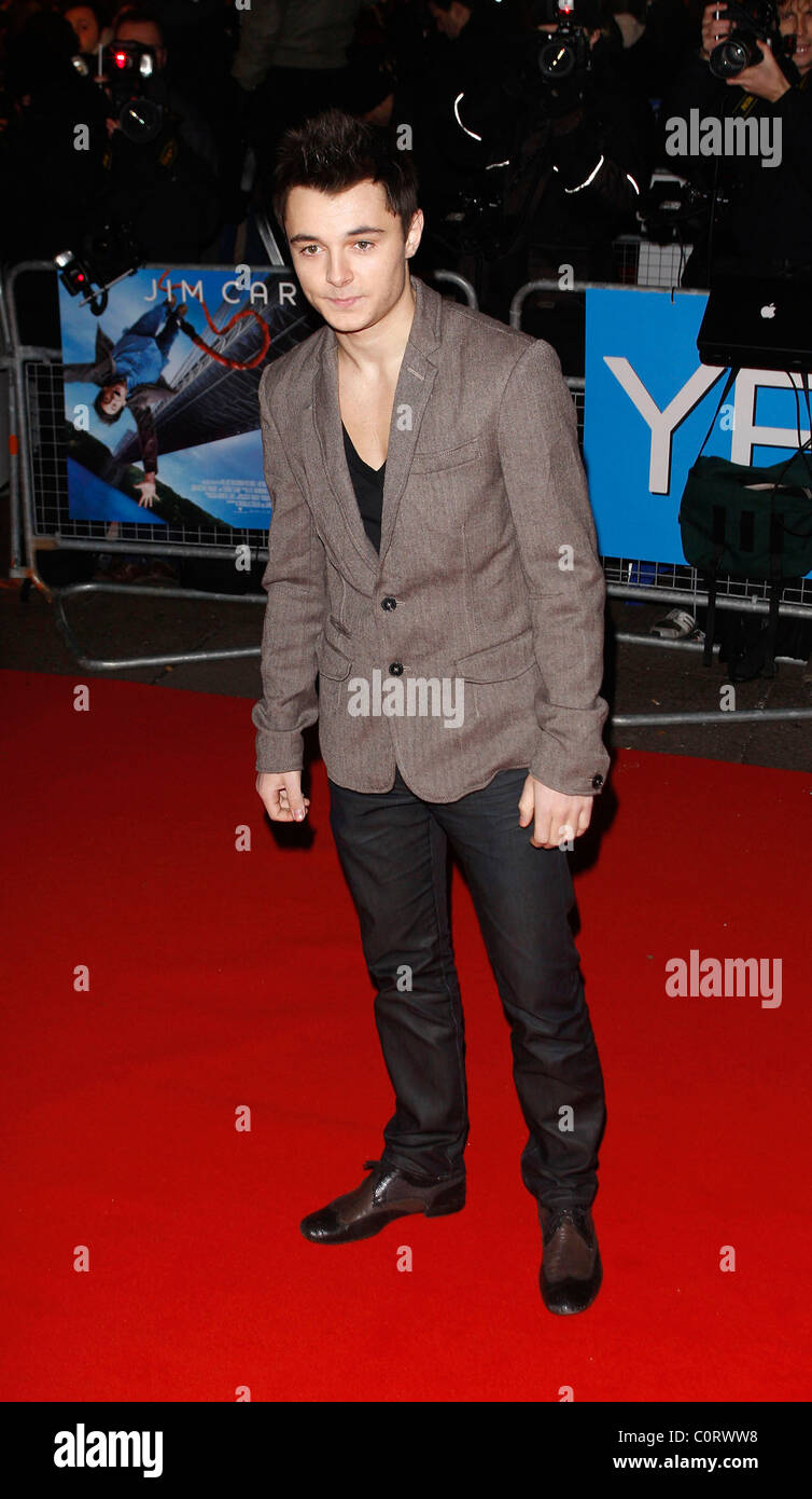 Leon Jackson The UK premiere of 'Yes Man' held at Vue Leicester Square ...