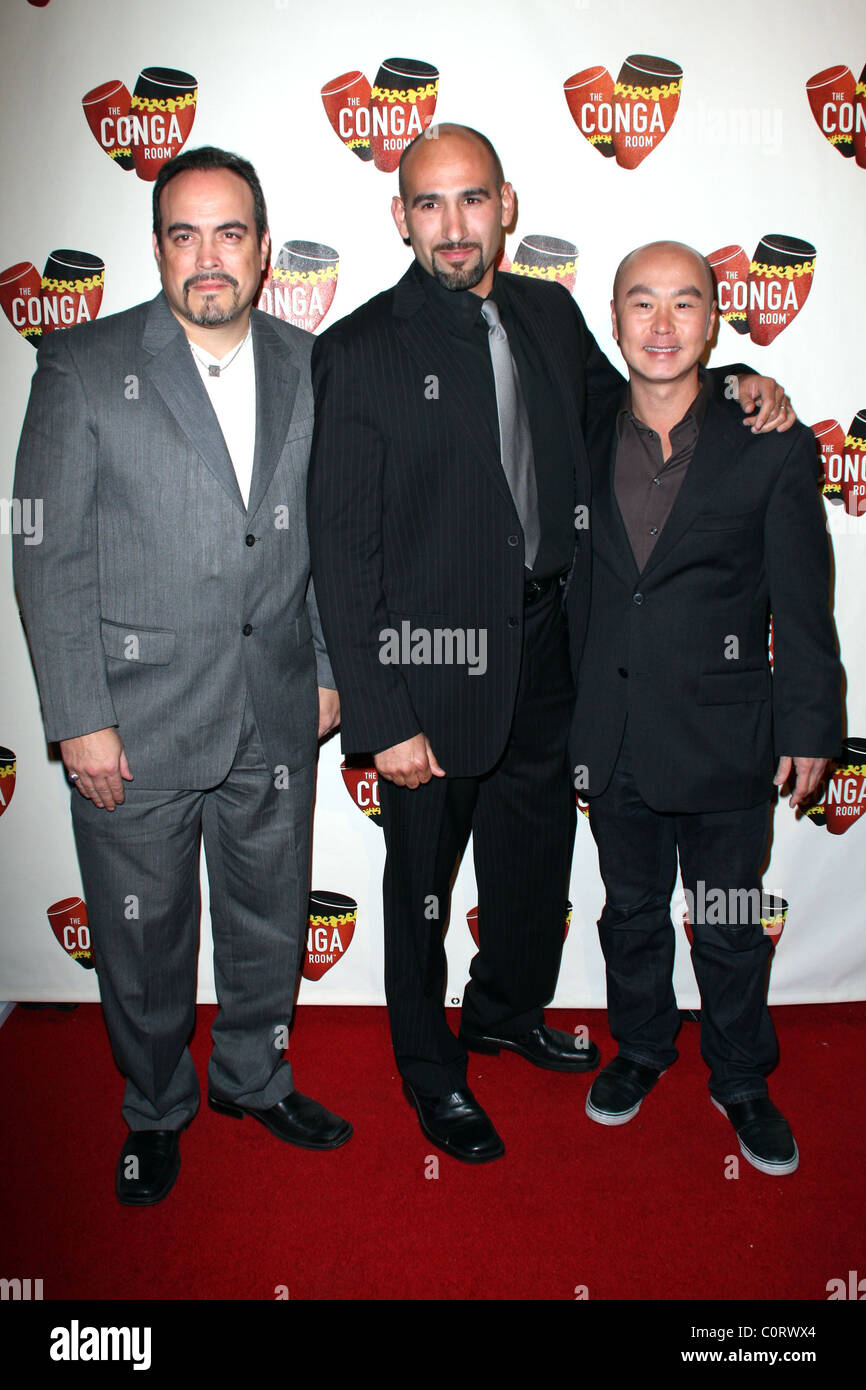 David Zayas, Guest and C.S. Lee Conga Room Reopening Party held at ...