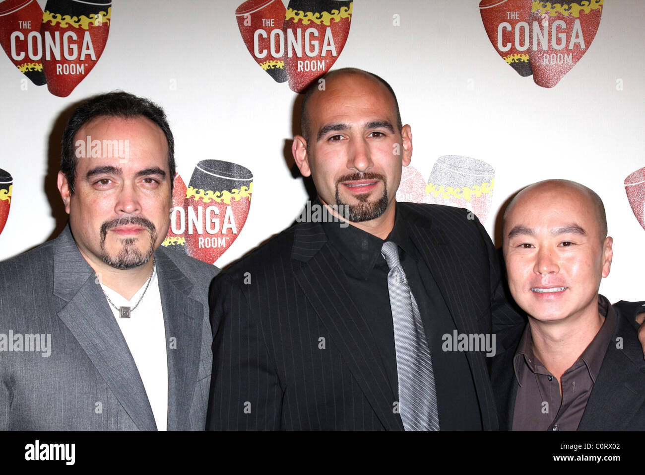 David Zayas, Guest and C.S. Lee Conga Room Reopening Party held at ...