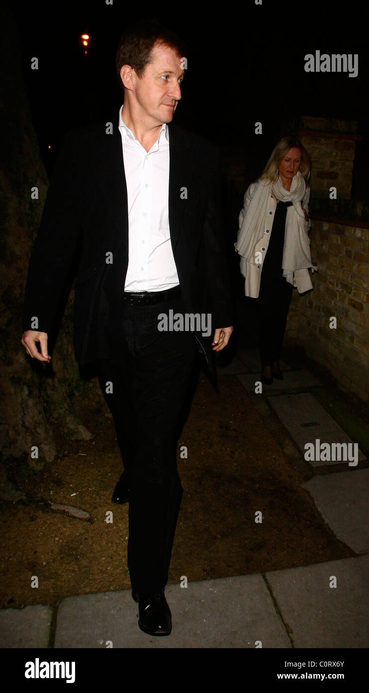 Alistair Campbell attending the Freud Annual Christmas Party London ...