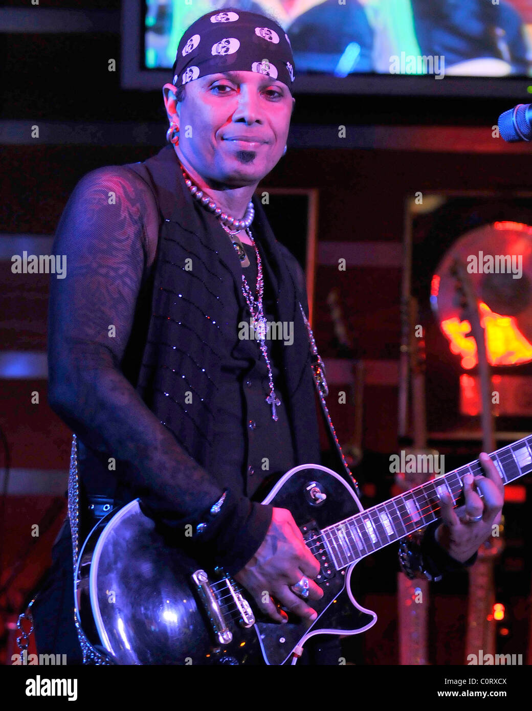 Micki Free of the Micki Free Experience performs at Hard Rock Cafe ...