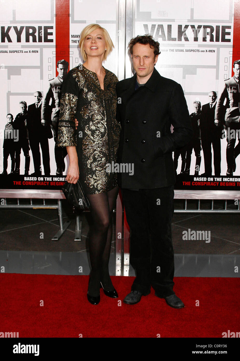 Jenna Elfman and Bodhi Elfman Los Angeles Premiere of 'Valkyrie' held ...