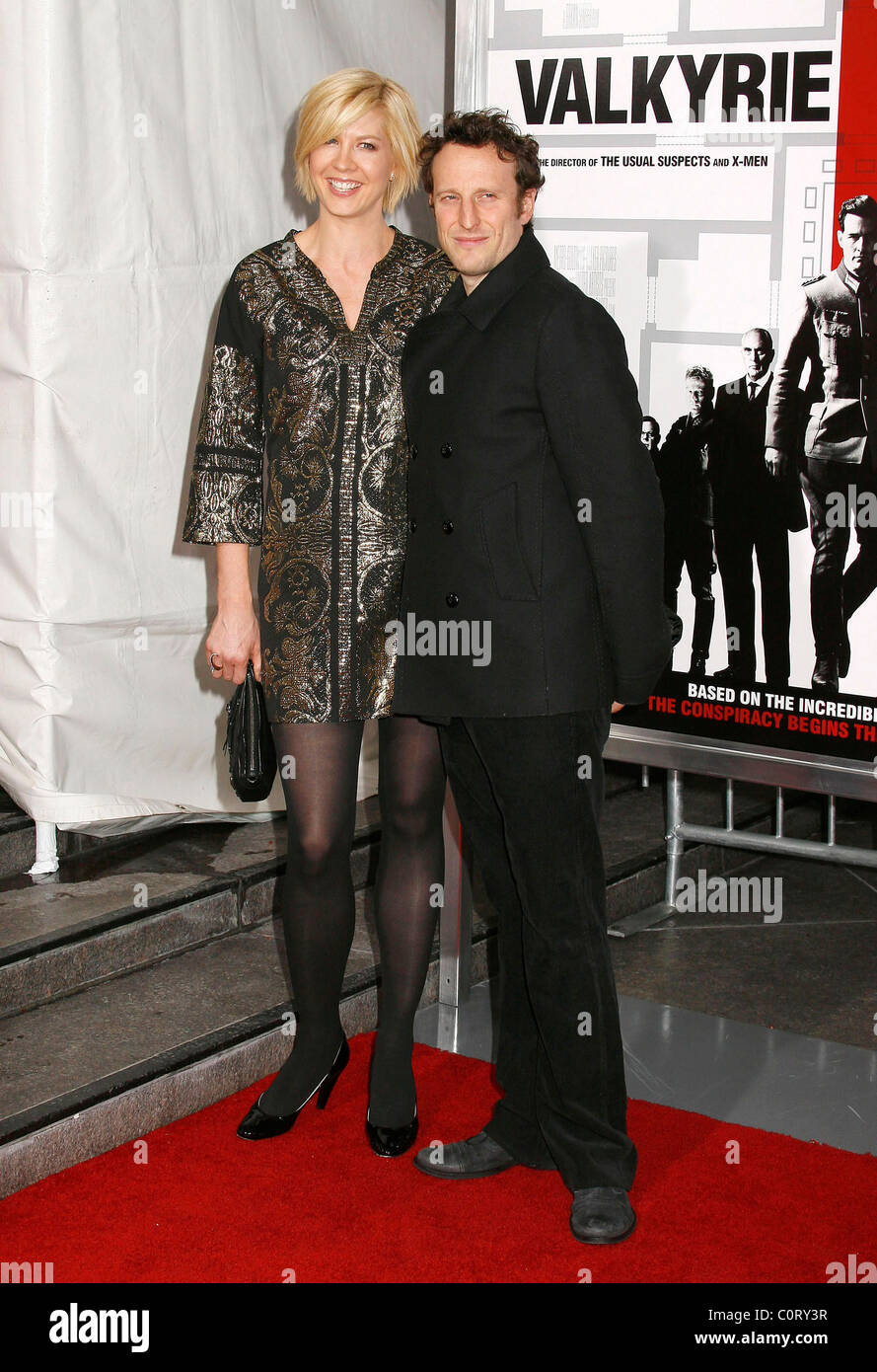 Jenna Elfman and Bodhi Elfman Los Angeles Premiere of 'Valkyrie' held ...