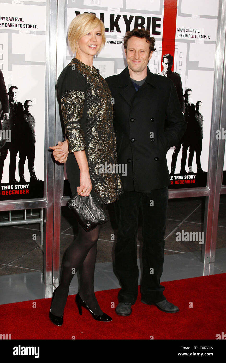 Jenna Elfman and Bodhi Elfman Los Angeles Premiere of 'Valkyrie' held ...