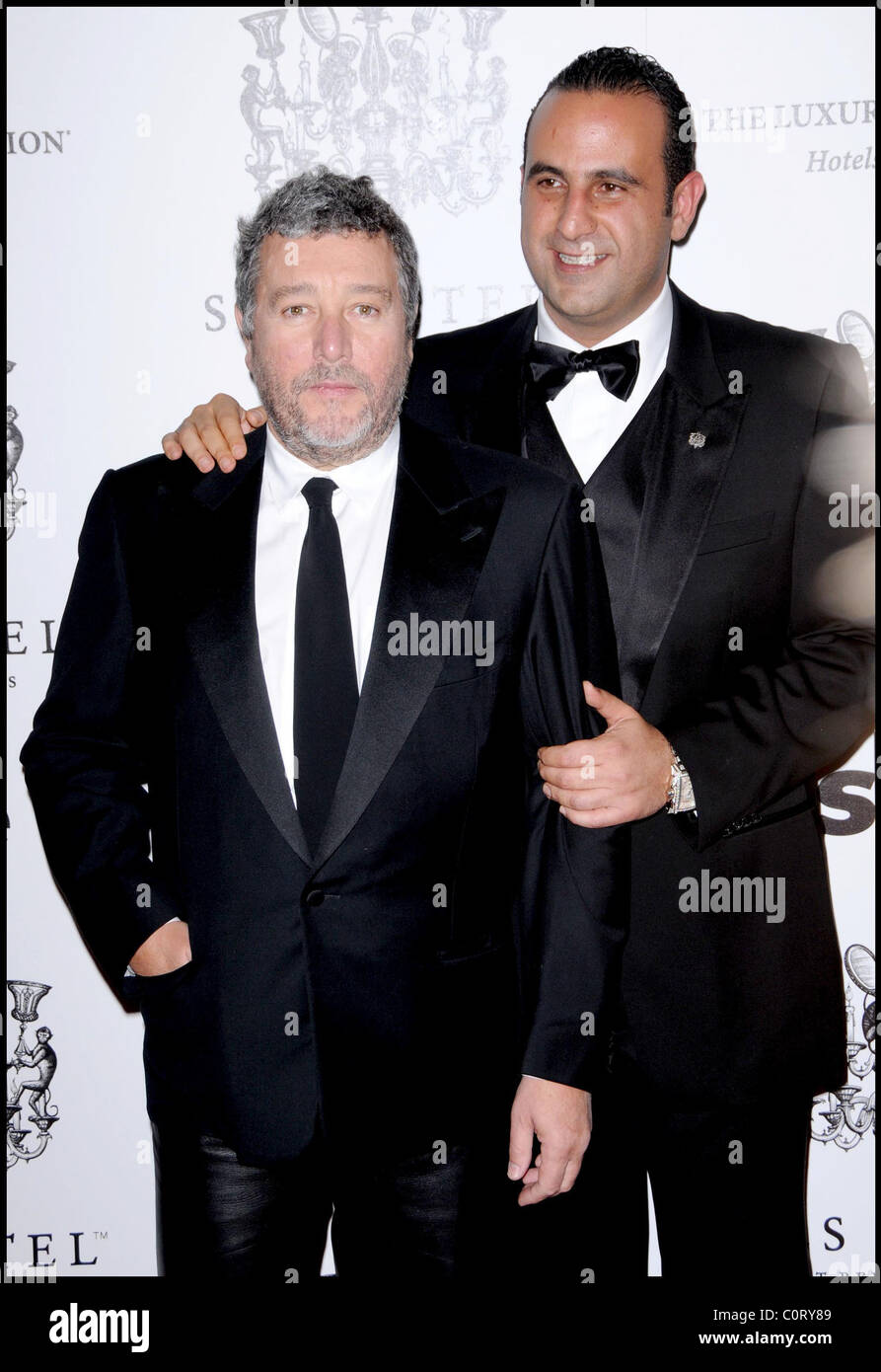 Phillipe Starck and Sam Nazarian The Grand Opening of the SLS hotel in ...