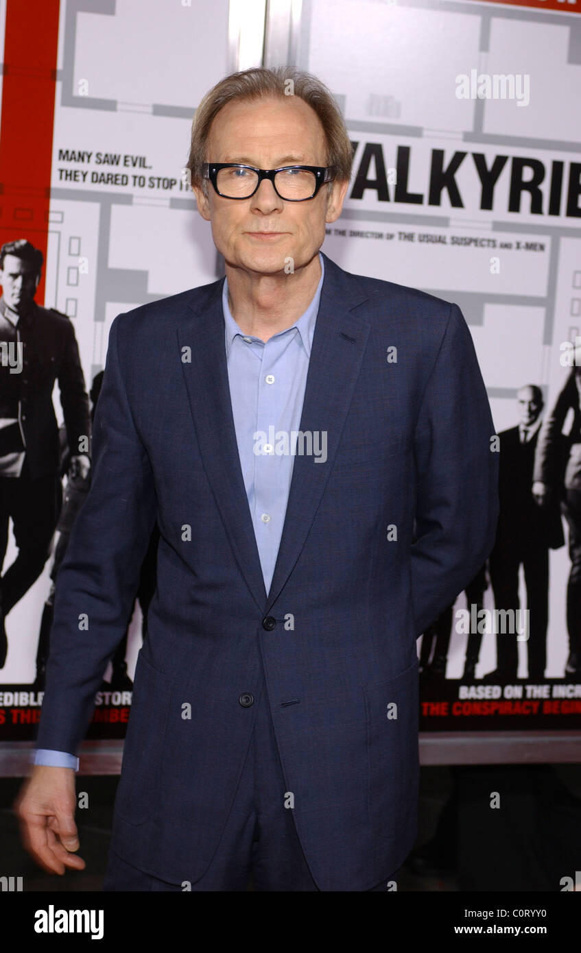 Bill Nighy Los Angeles Premiere of 'Valkyrie' held at The Directors ...