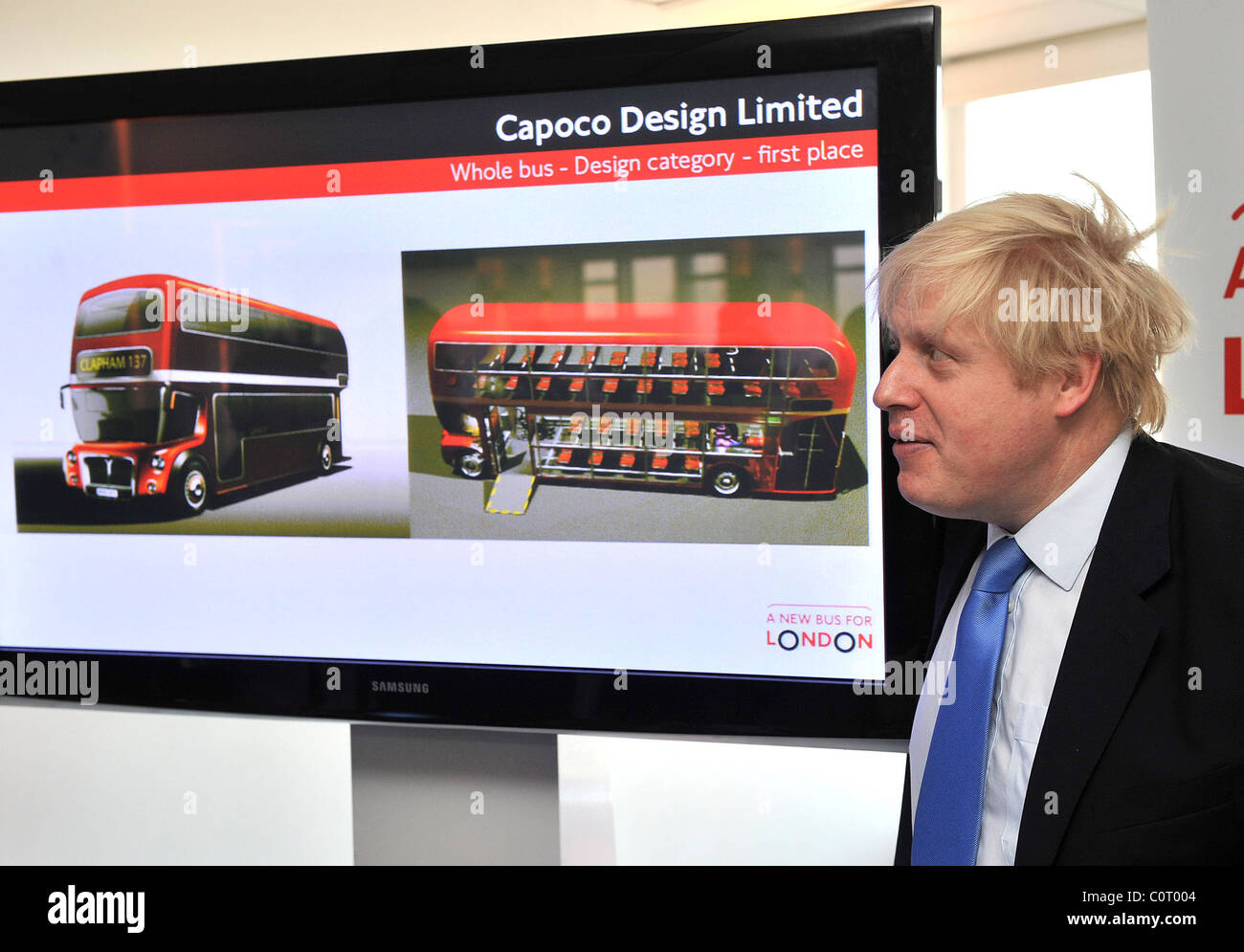 Boris Johnson Mayor announces results of New Bus for London competition ...