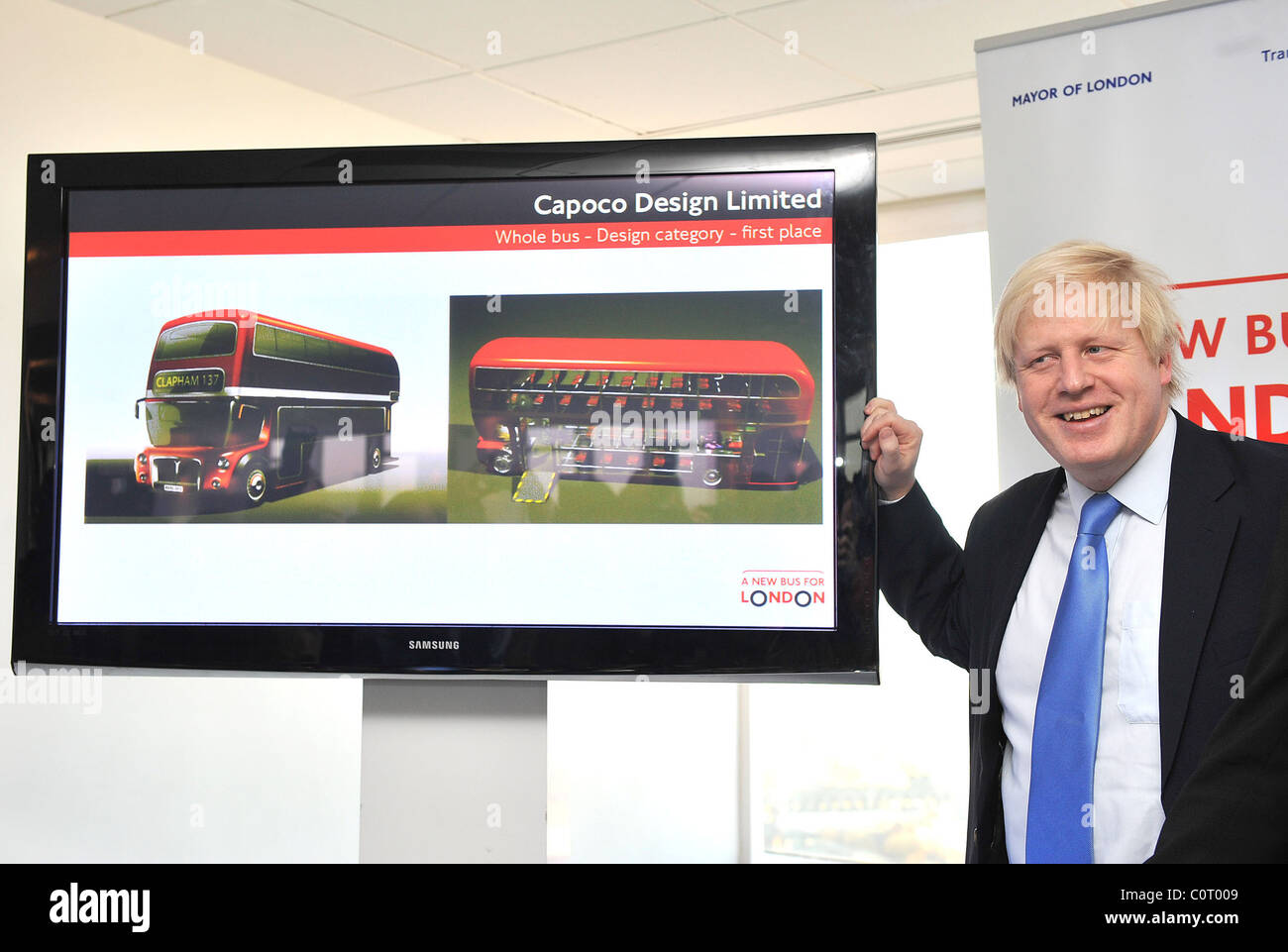 Boris Johnson Mayor announces results of New Bus for London competition ...