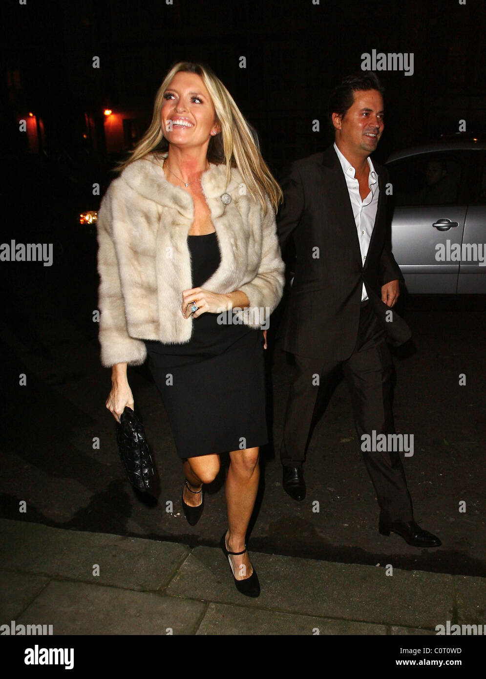 Tina Hobley and Oliver Wheeler attending the Freud Annual Christmas ...