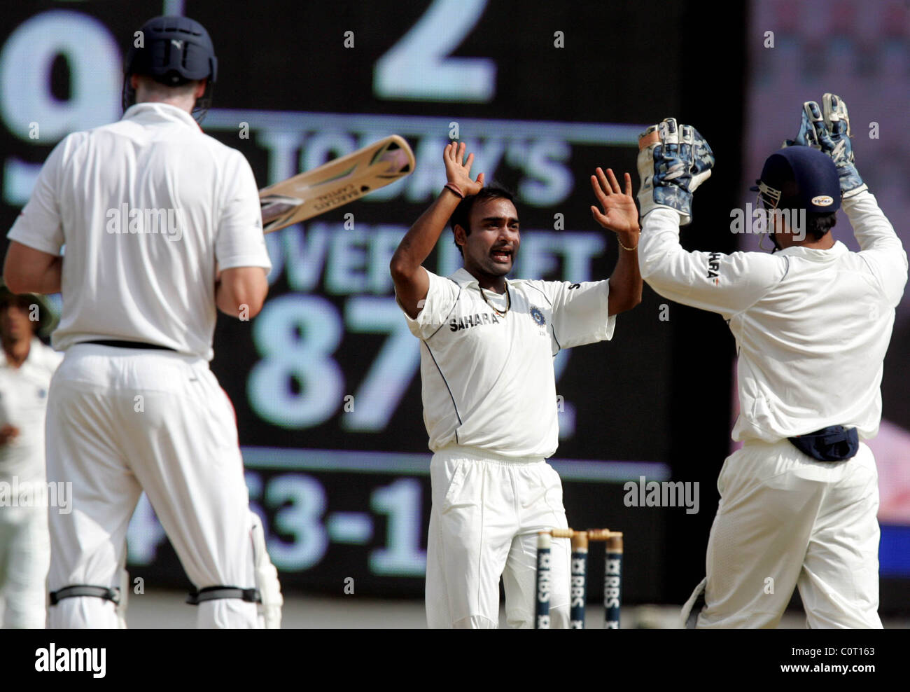 The Indian Cricket Team Day 2 of the England and India 1st Test cricket ...