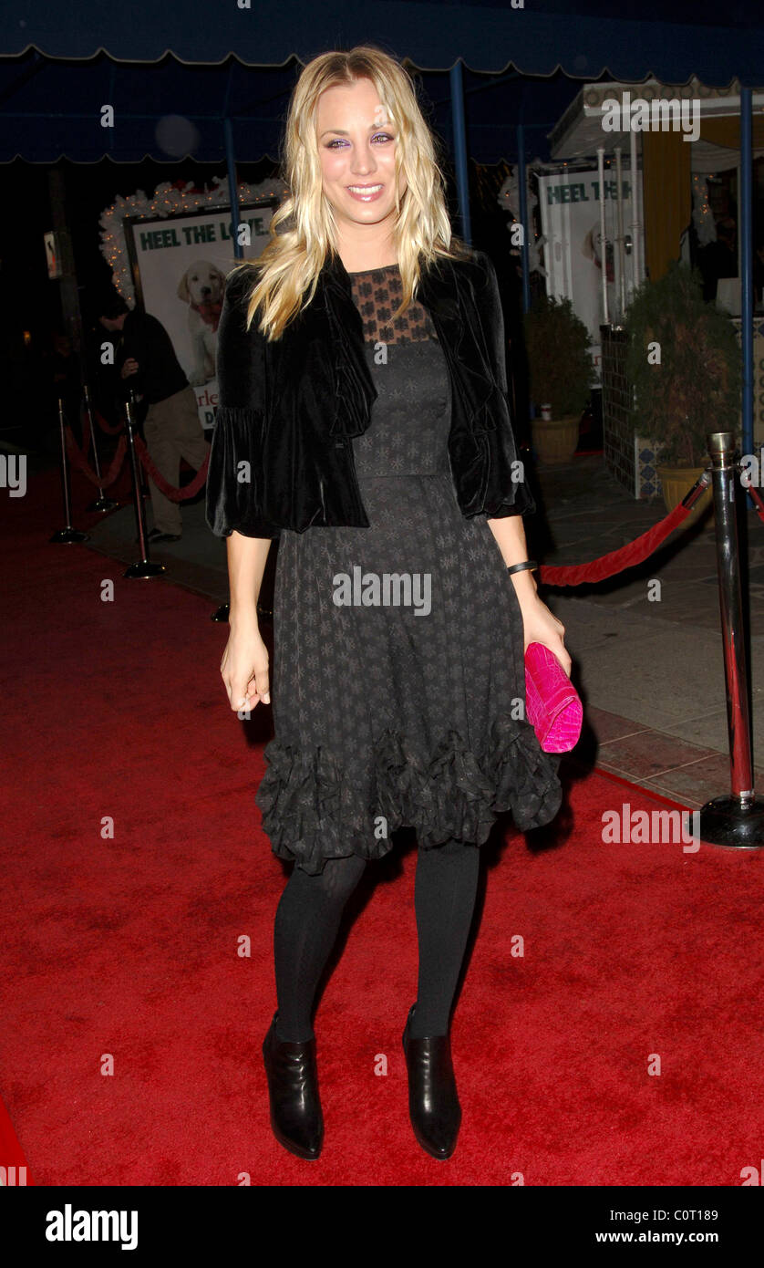 Kaley Cuoco arriving at the 'Marley & Me' world premiere at the Mann's ...