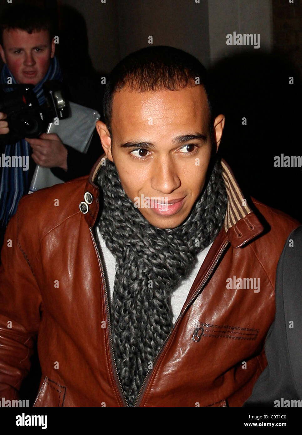 Lewis Hamilton leaving the Carnaby Hotel London, England - 11.12.08 ...