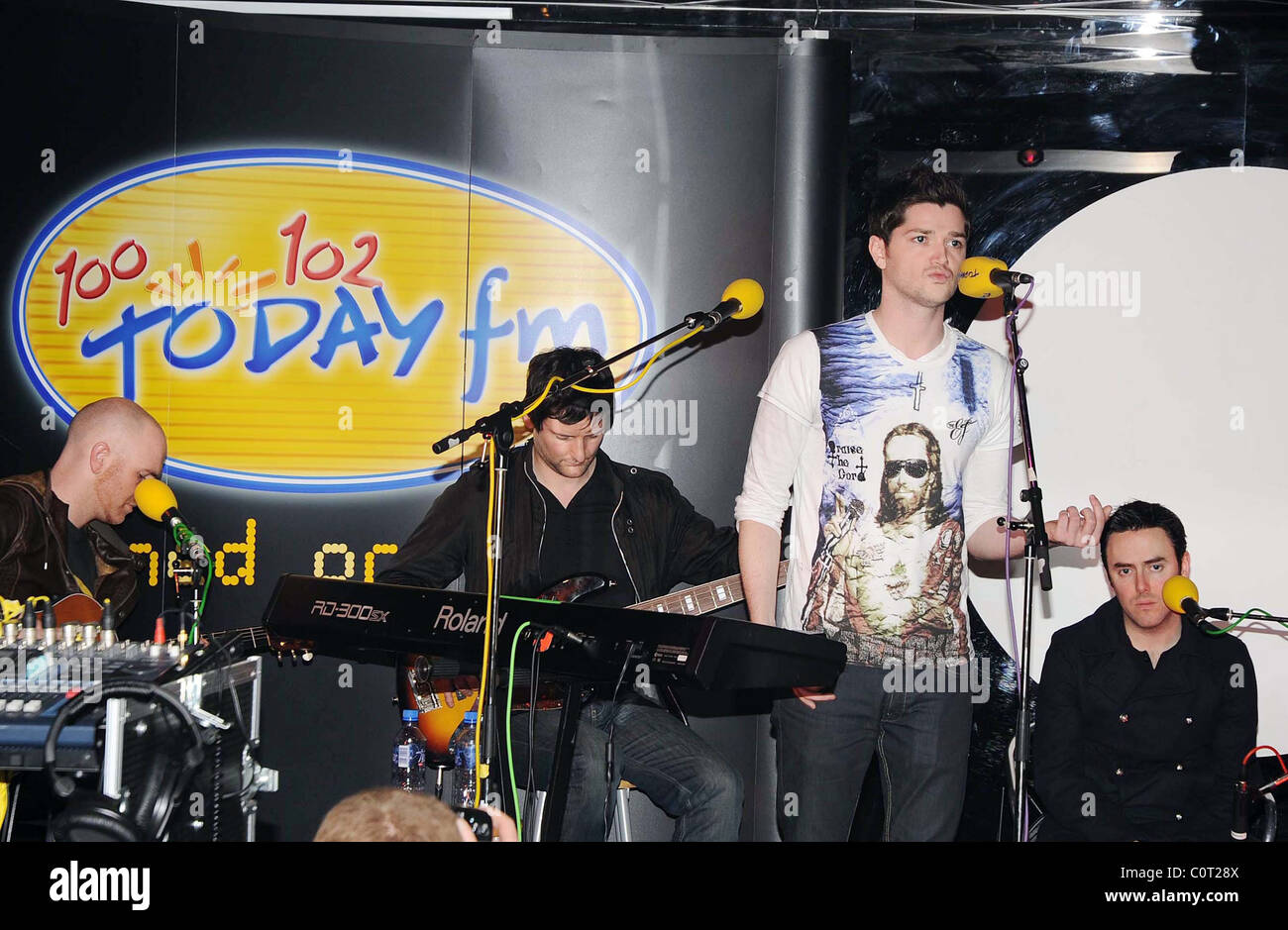 The Script perform at a private gig for competition winners of TODAY FM ...