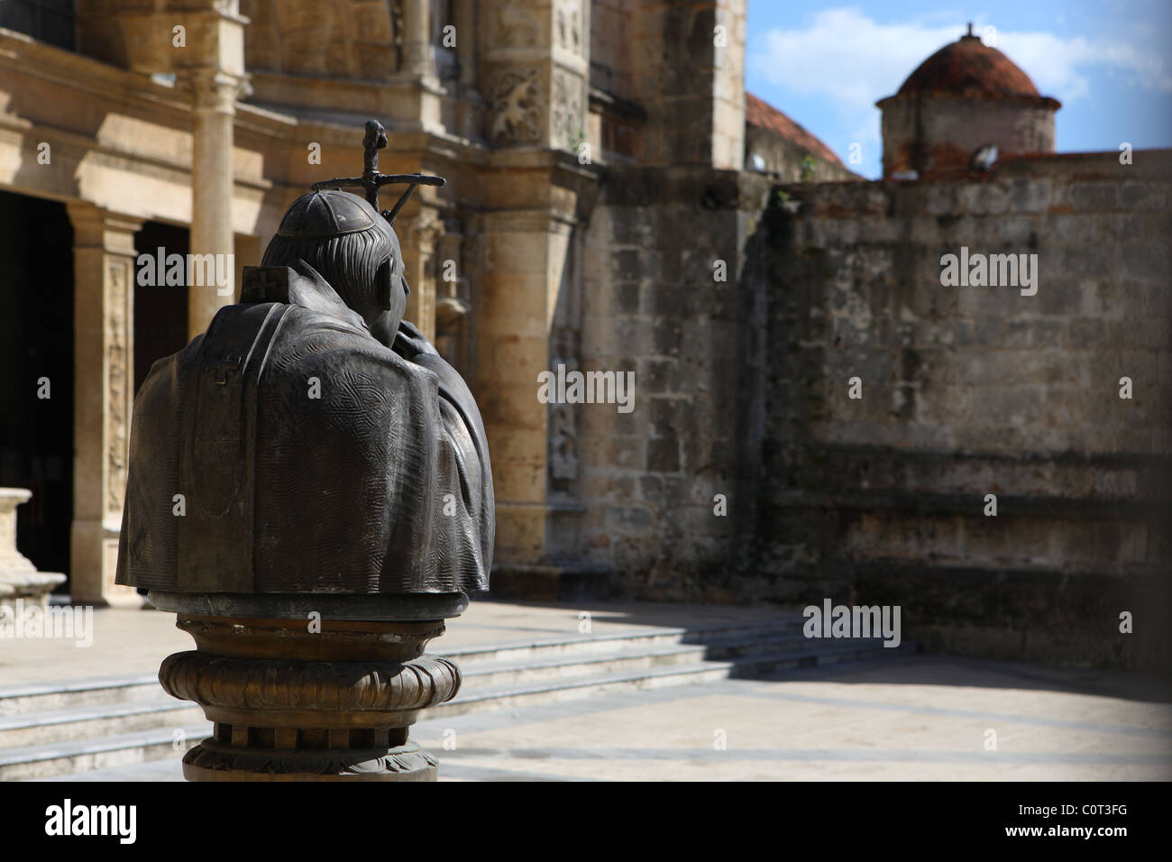 Statue of pope john paul ii primada catedral de america hi-res stock ...