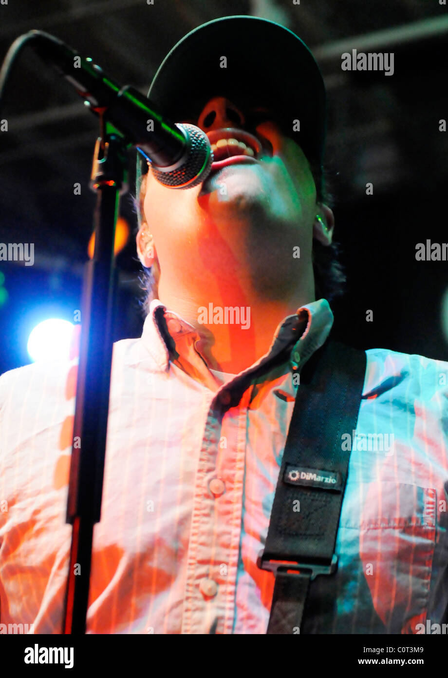 Patrick Stump Fall Out Boy performing a sold-out show at The Epicentre ...