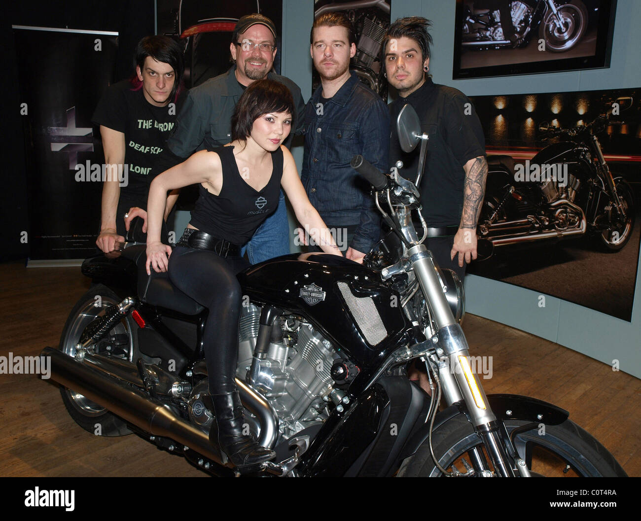 Bill Davidson with Chad Petree, Jeremy Dawson, Mikey Martin and Sisely ...